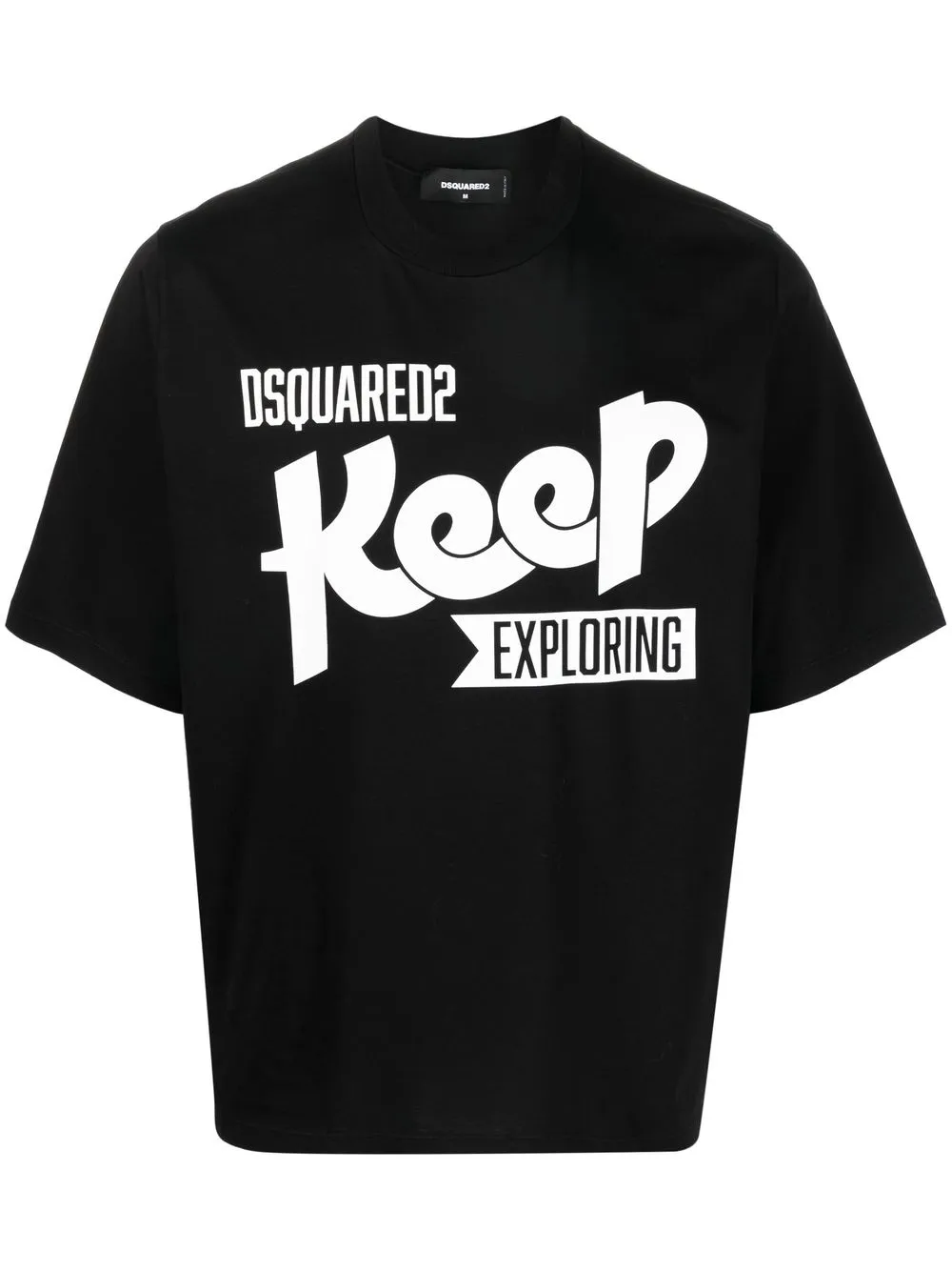 Dsquared2 Keep Exploring Cotton T shirt Farfetch Dsquared2 Keep Exploring Cotton T shirt Farfetch