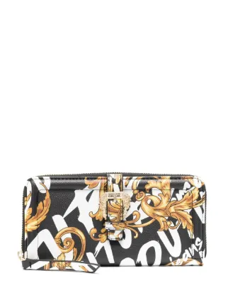 Versace Jeans Couture baroque-print Buckled Wallet - Farfetch