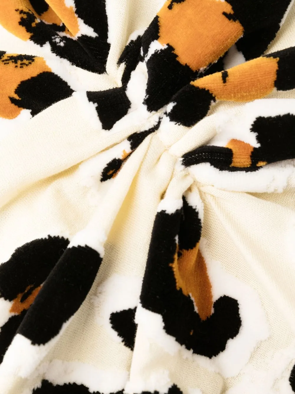 Marni leopard-print twist-detail Dress - Farfetch