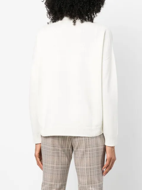 Peserico long-sleeve Knitted Polo Top - Farfetch