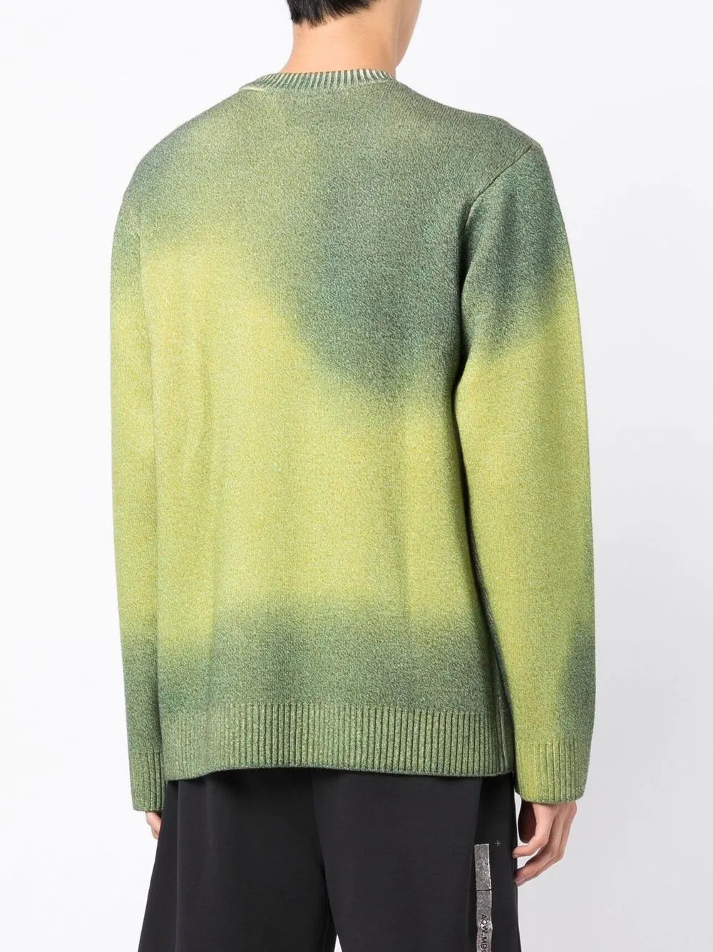 A-COLD-WALL* two-tone Knit Jumper | Green | FARFETCH