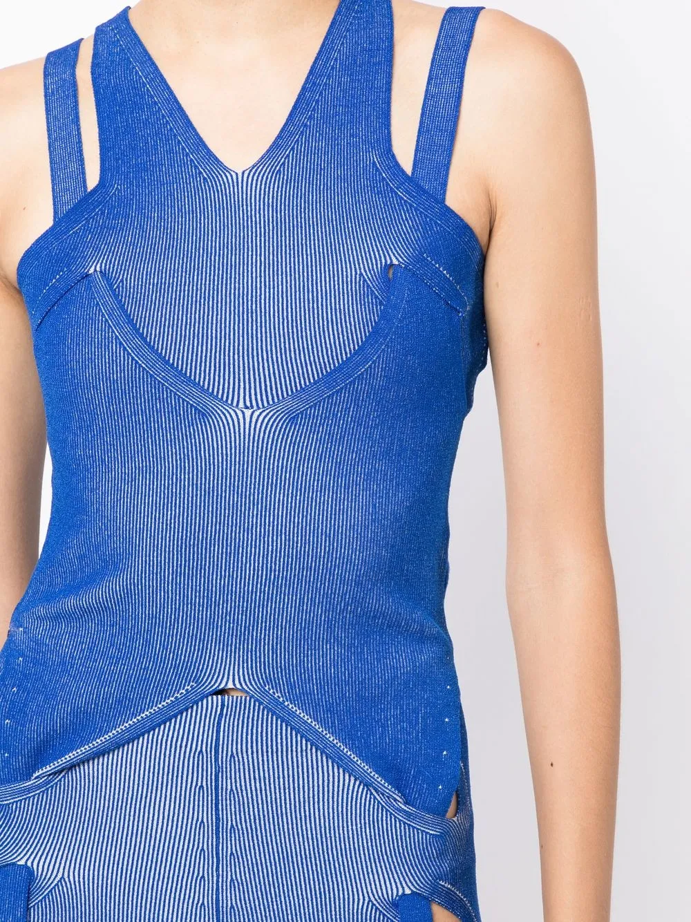 Dion Lee two-tone Sleeveless Tank Top - Farfetch