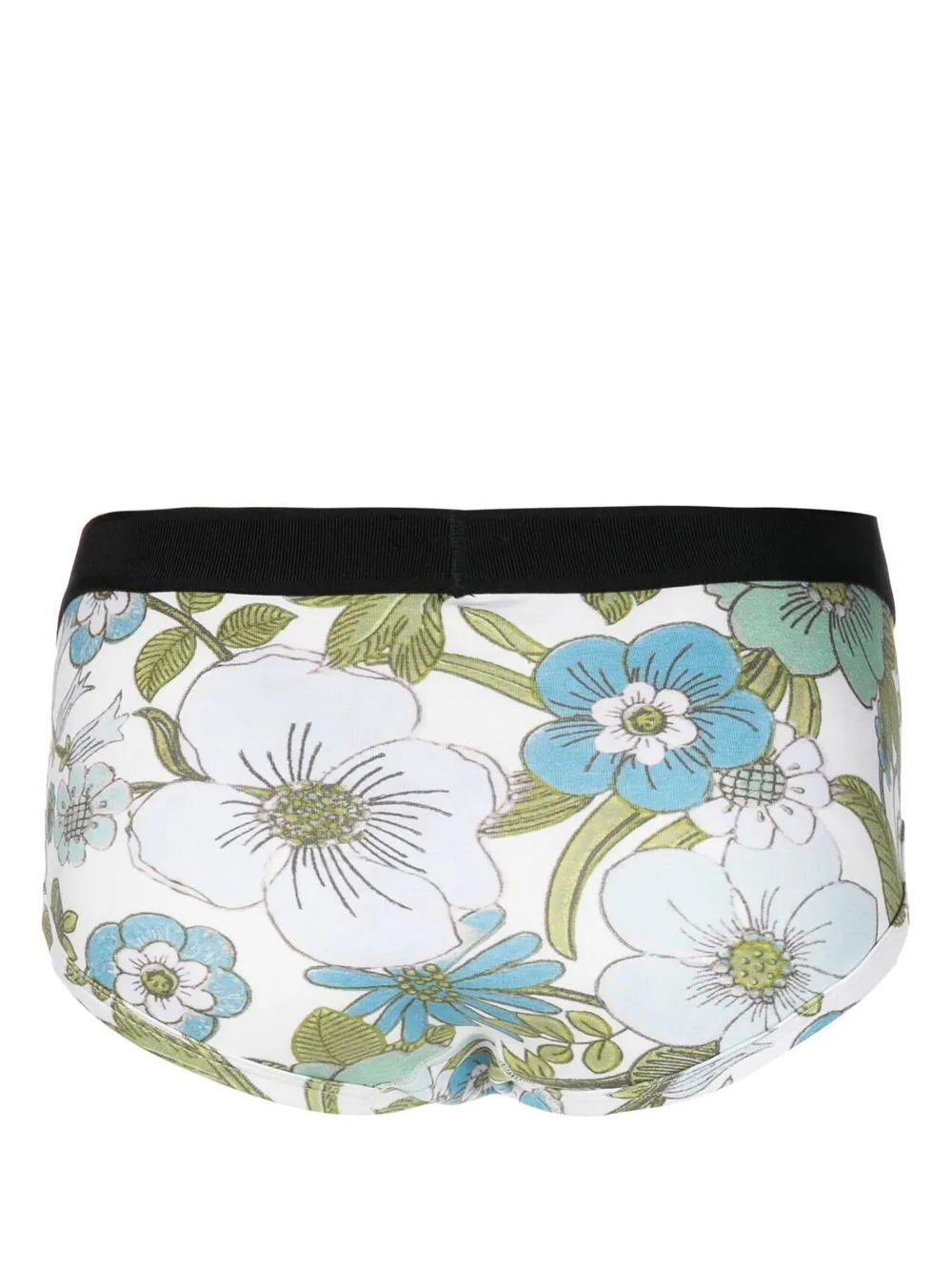 Tom Ford Logo Waistband Floral Print Briefs Farfetch