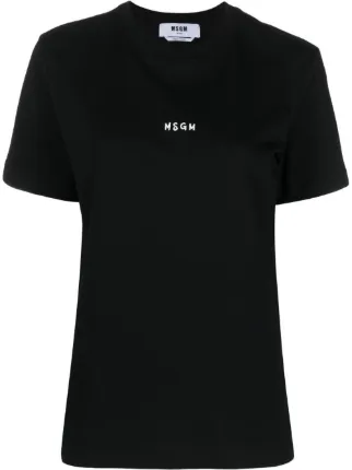 MSGM Playera Con Logo Estampado | Negro | FARFETCH MX