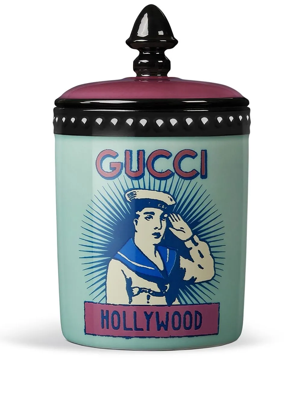 Gucci Mehen Sailor-print Candle In Blue | ModeSens