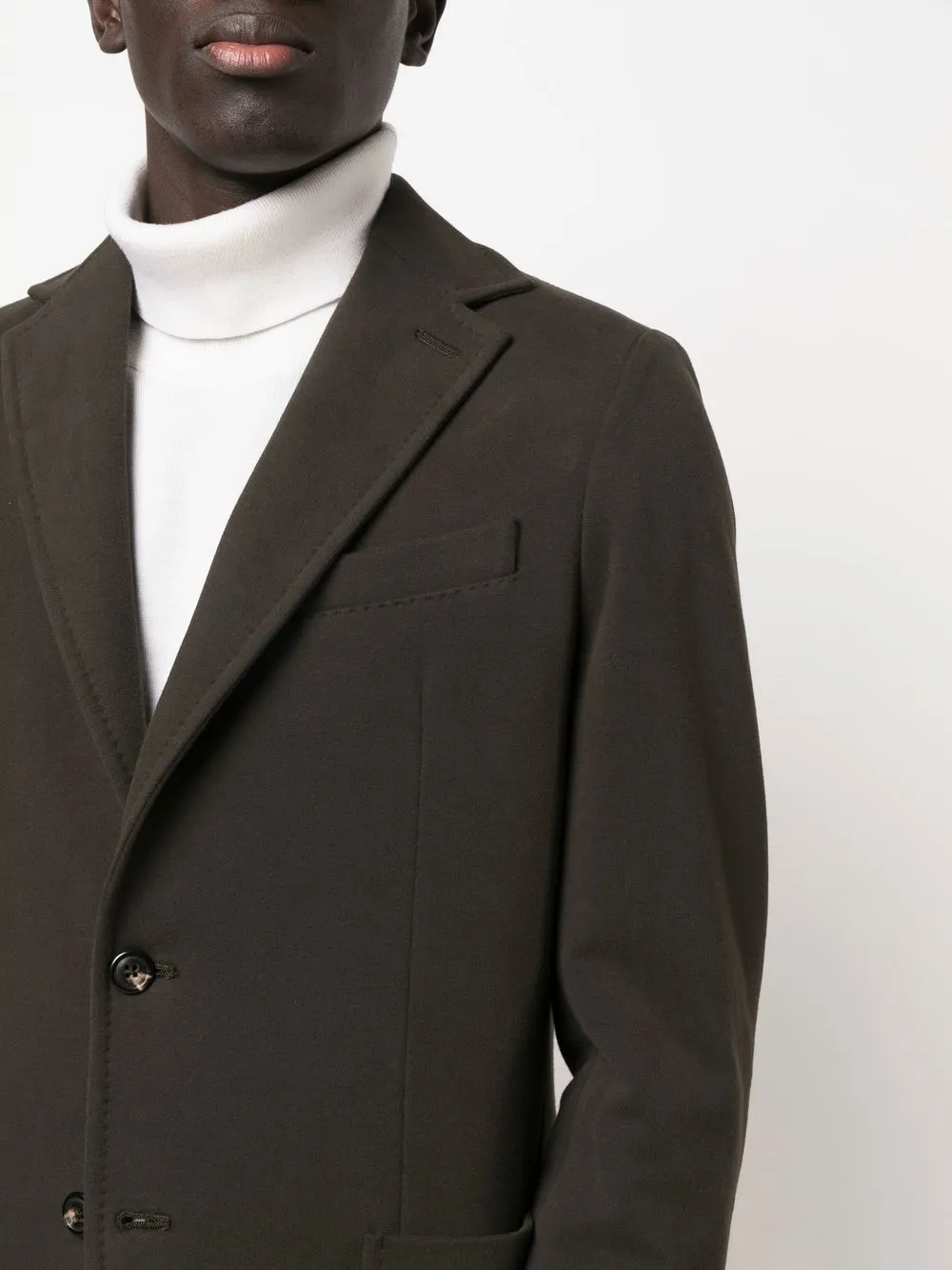 Circolo 1901 Notched-collar Single-breasted Blazer In Brown | ModeSens