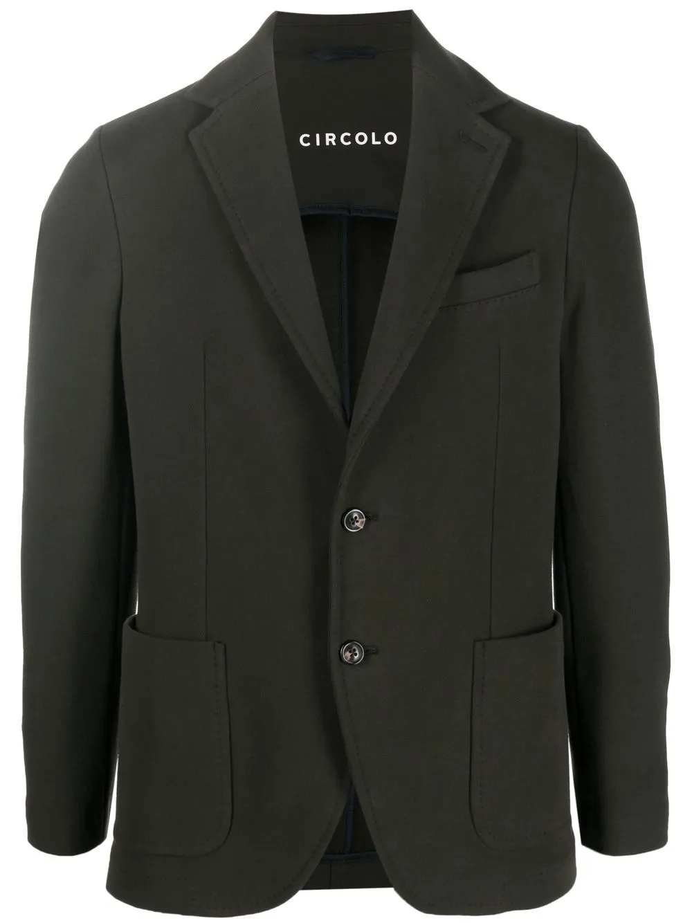Circolo 1901 Notched-collar Single-breasted Blazer In Brown | ModeSens