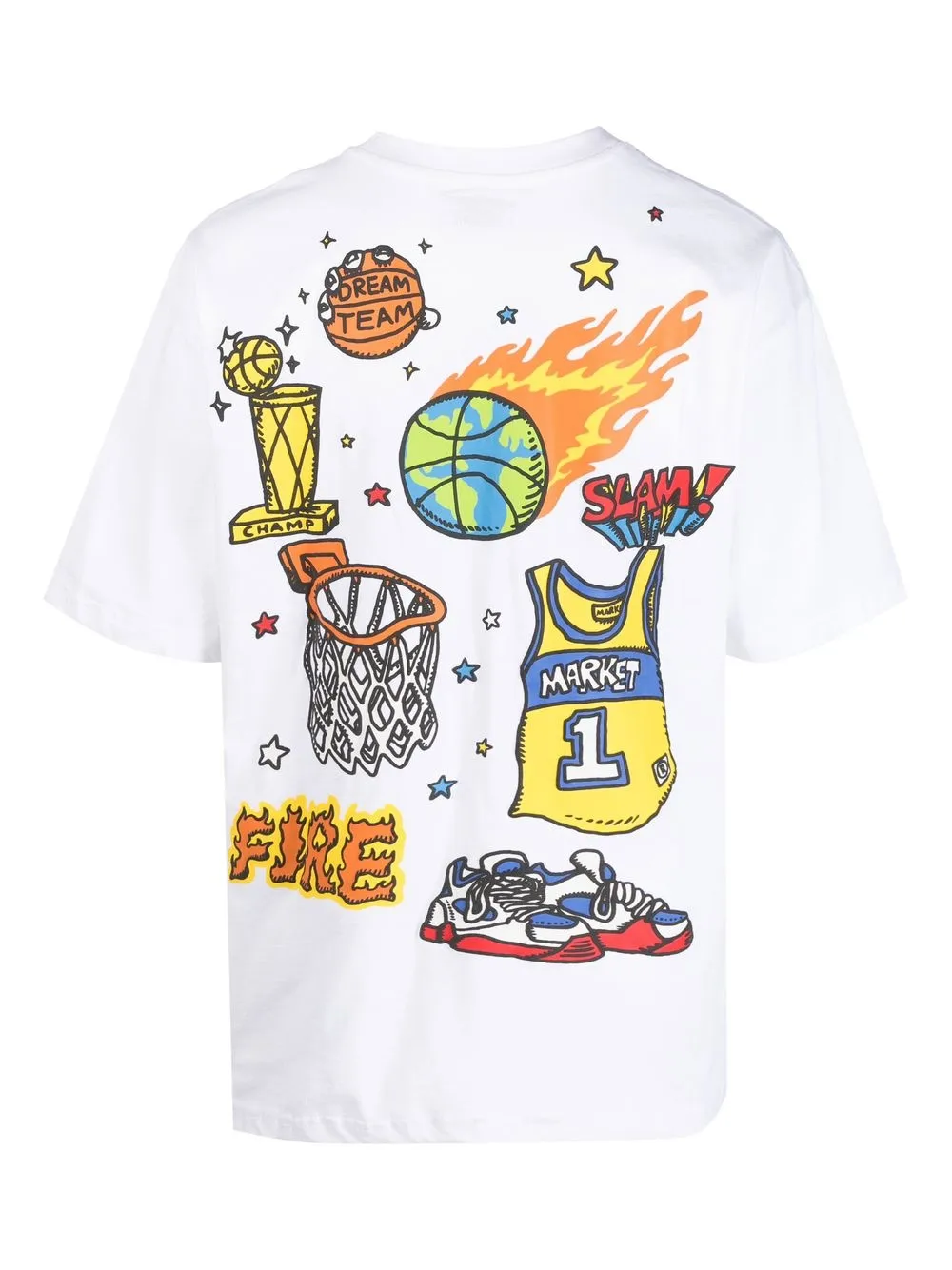 MARKET Memorabilia Graphic print T shirt Farfetch market-memorabilia-graphic-print-t-shirt-farfetch