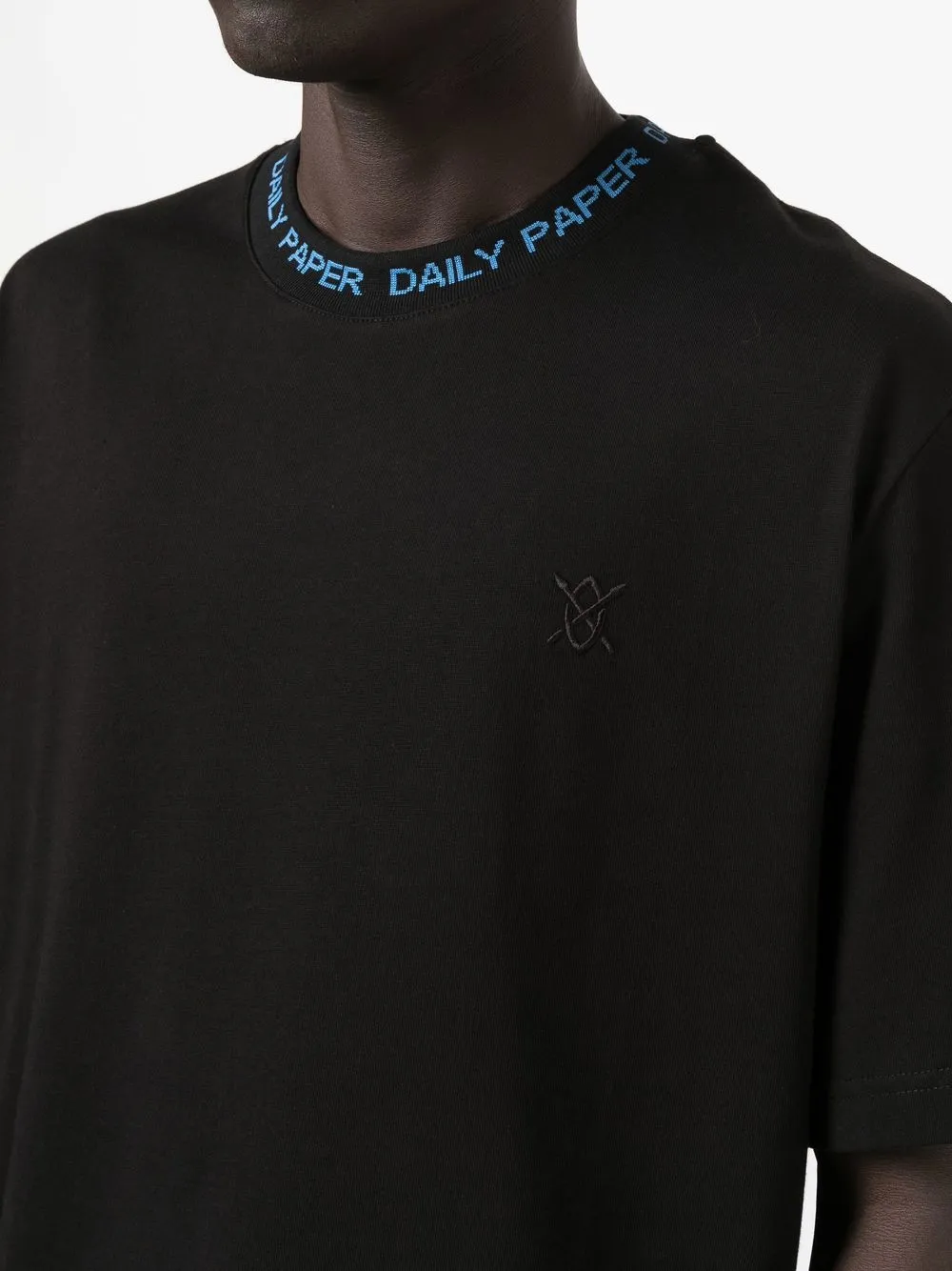 Daily Paper logo-collar T-shirt - Farfetch