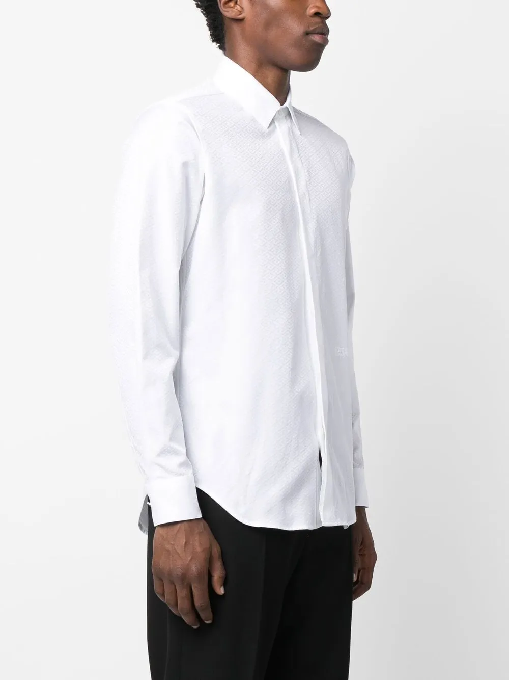 Versace classic-collar Cotton Shirt - Farfetch