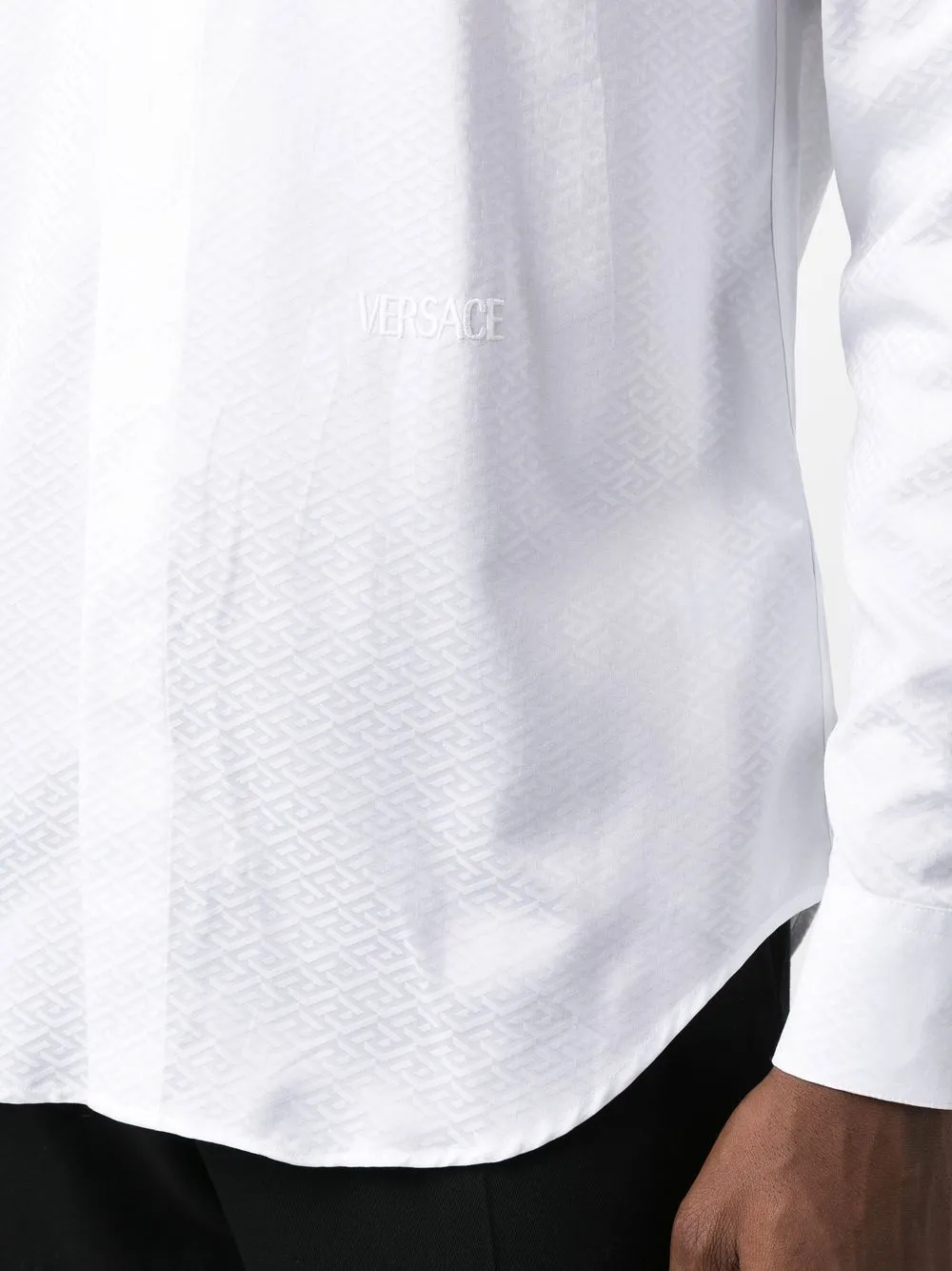 Versace classic-collar Cotton Shirt - Farfetch