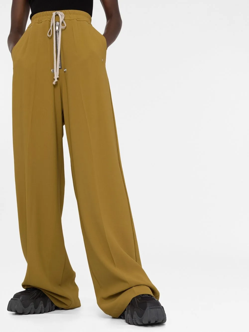 Rick Owens Elasticated drawstring-fastening Trousers - Farfetch