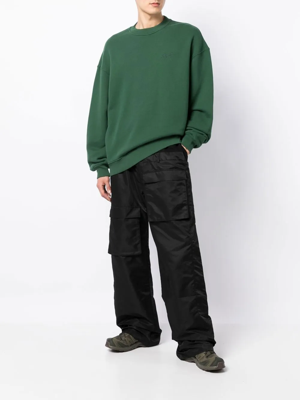 Spencer Badu wide-leg Panelled Cargo Pants - Farfetch