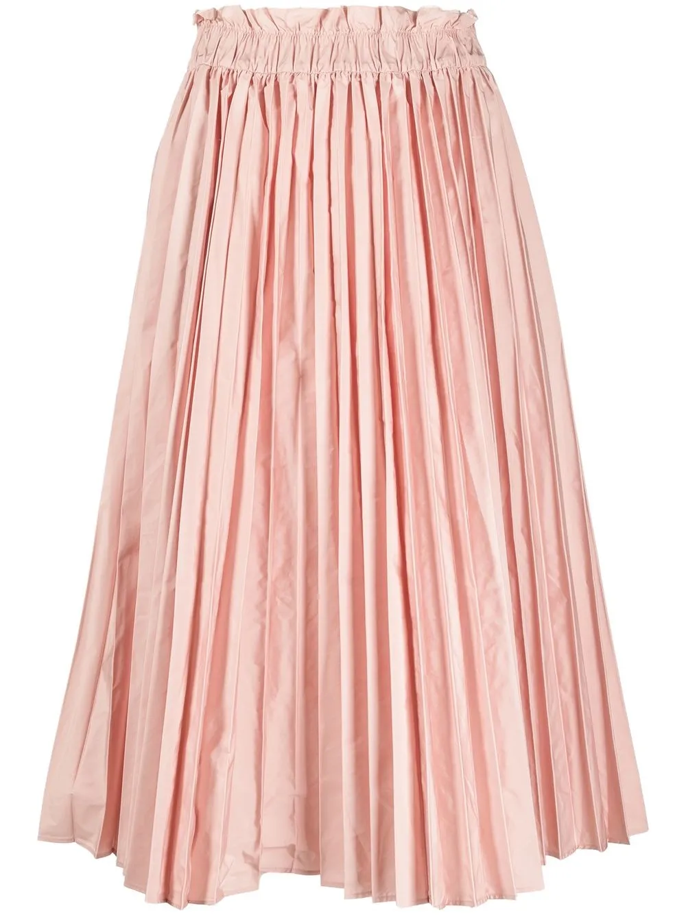 Red Valentino High Waisted Pleated Skirt Farfetch