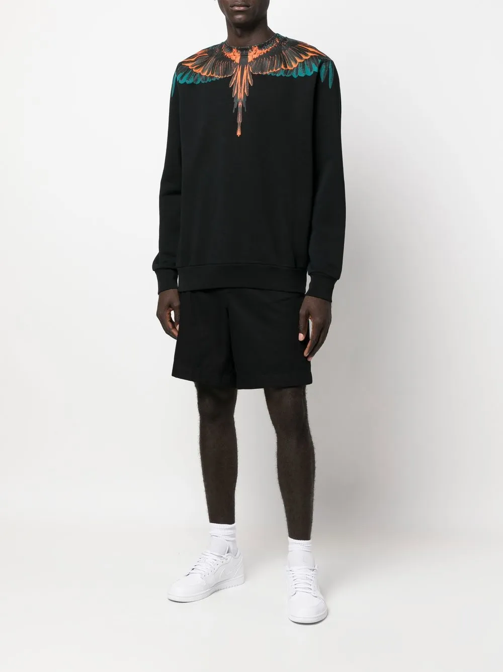Marcelo Burlon County Of Milan Wings Print Sweatshirt Farfetch