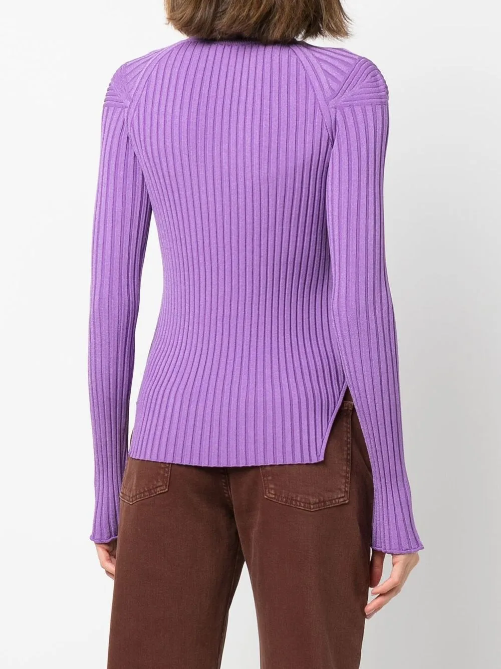 Stella McCartney Rib knit Long sleeve Top Farfetch