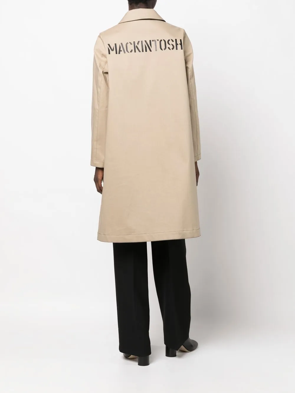 Mackintosh Watten Hooded Trench Coat In Beige | ModeSens