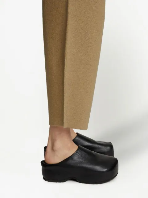 Proenza Schouler White Label cashmere-blend Cropped Jogger Pants - Farfetch