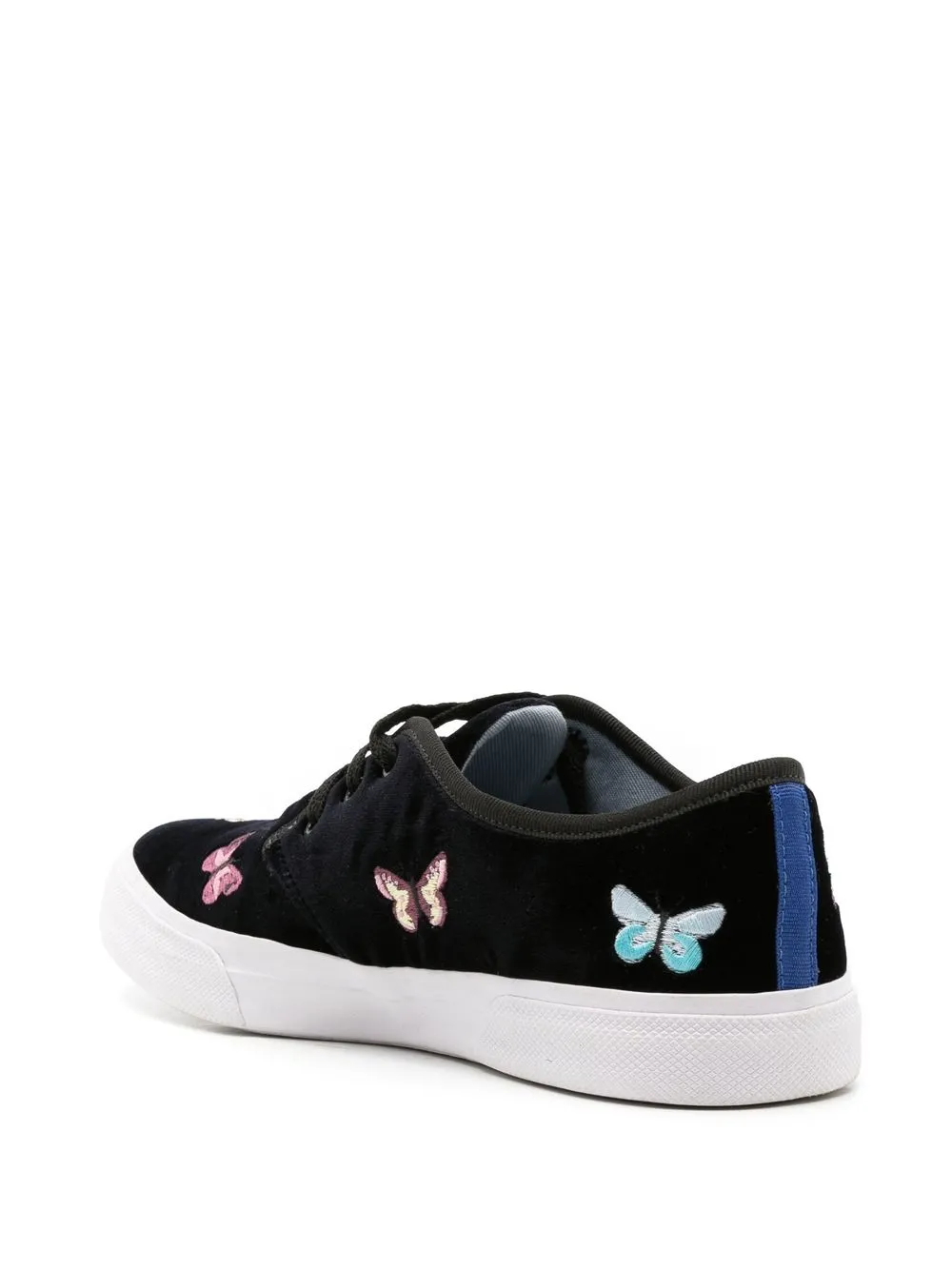 Blue Bird Shoes Velvet embroidered-motif Sneakers - Farfetch