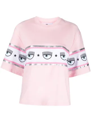 Chiara Ferragni logo-print Cotton T-shirt - Farfetch