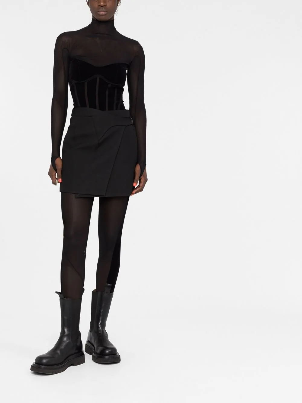 Mugler X Wolford Sheer Long length Catsuit Farfetch Mugler X Wolford Sheer Long length Catsuit Farfetch