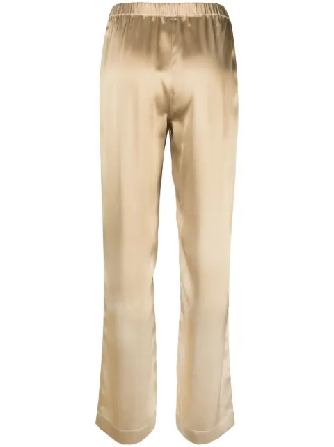 Carine Gilson straight-leg Silk Pajama Bottoms - Farfetch