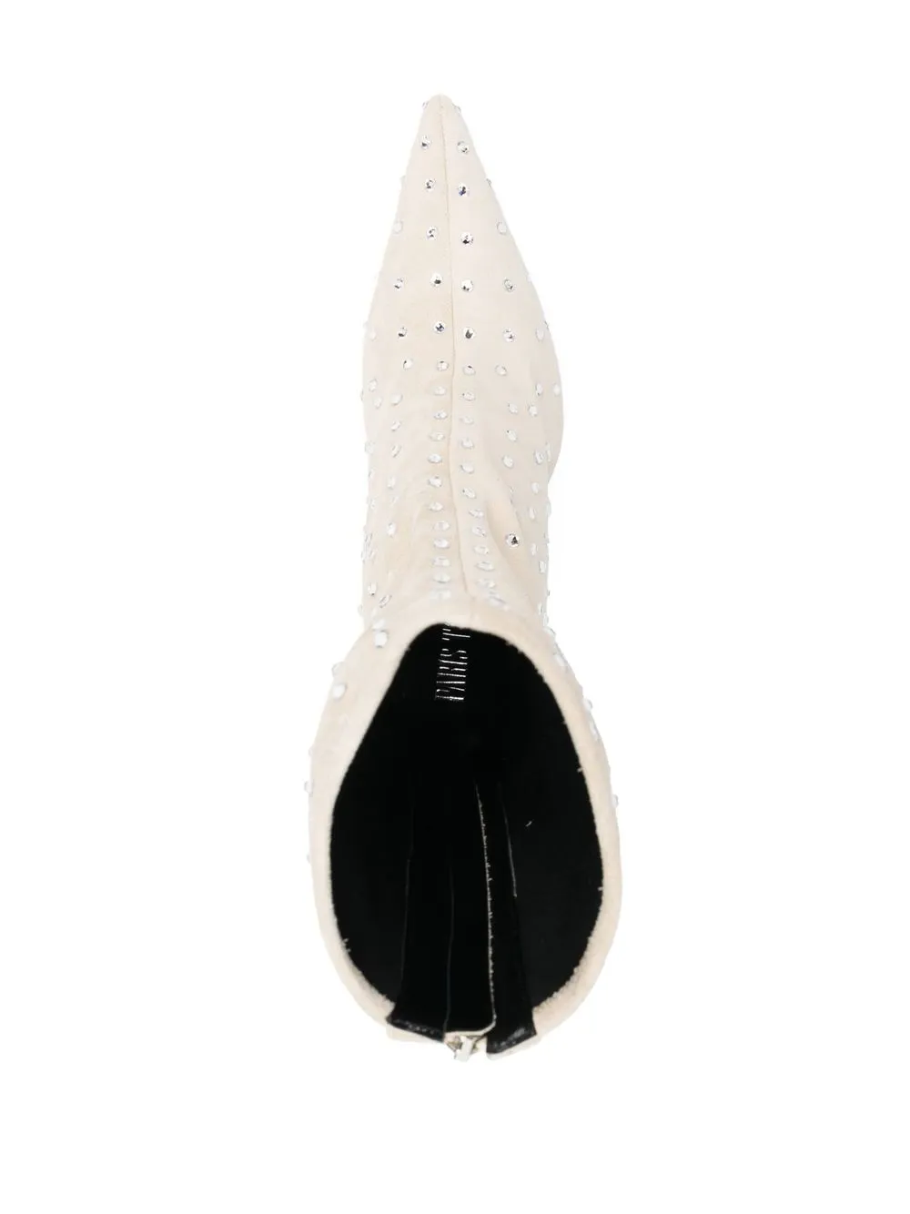 Paris Texas 100mm crystal-embellished pointed boots | Smart Closet