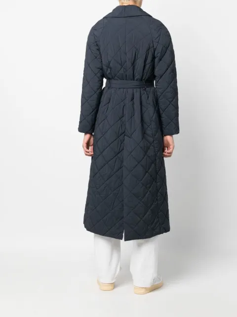 Paltò Quilted Belted Coat - Farfetch