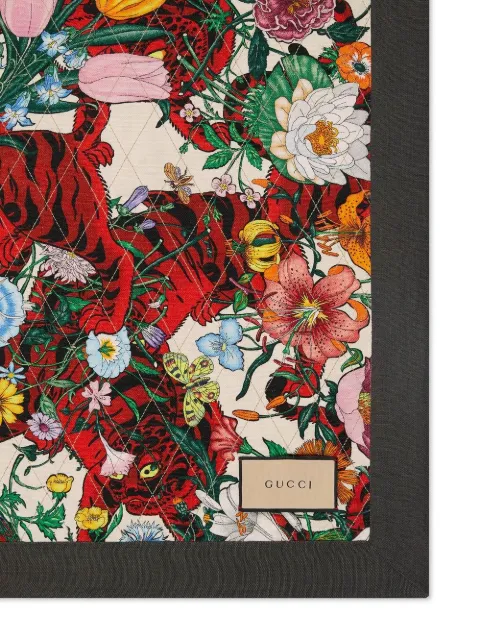 Gucci floral-print Quilted Blanket - Farfetch