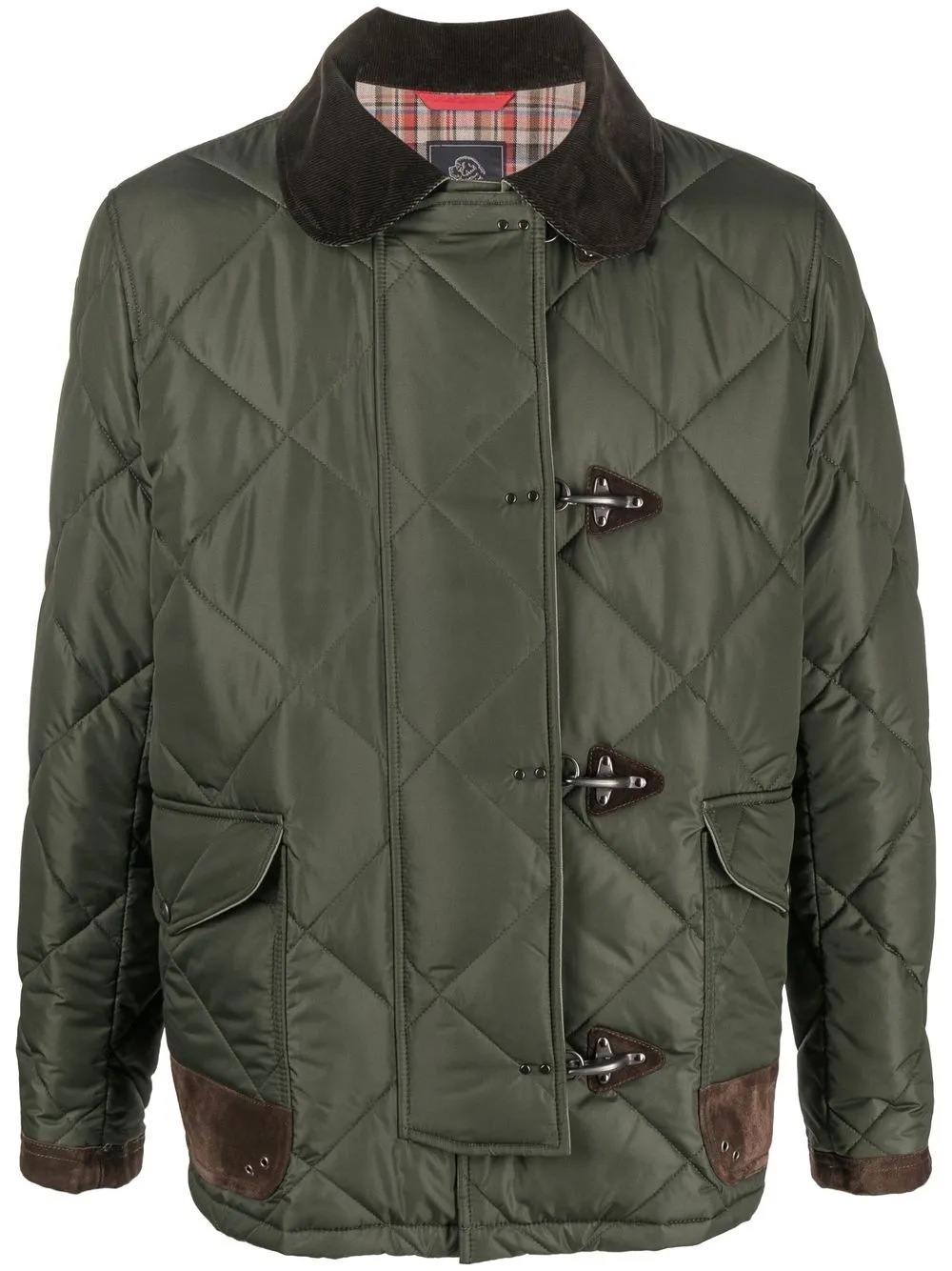Fay 4 Ganci diamond-quilted Short Jacket - Farfetch