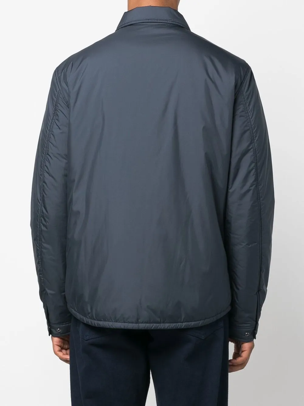 Woolrich button-up Overshirt Jacket | Blue | FARFETCH