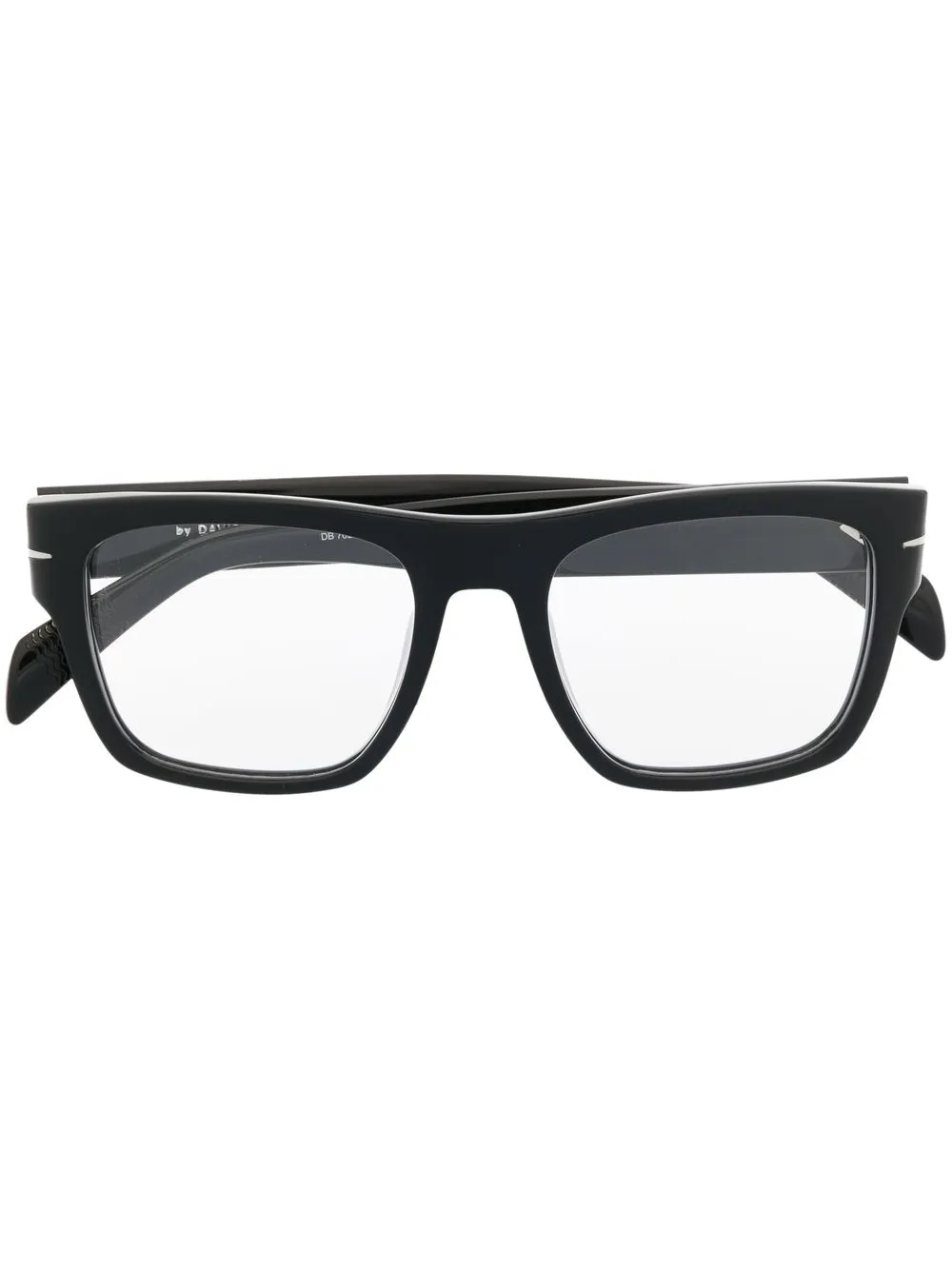 Eyewear By David Beckham Db7020 Square frame Glasses In Black ModeSens