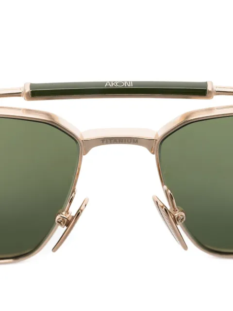 Akoni Eckige Hera Sonnenbrille - Farfetch
