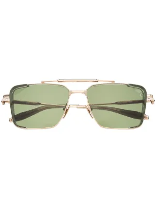 Akoni Eckige Hera Sonnenbrille | Gold | FARFETCH DE