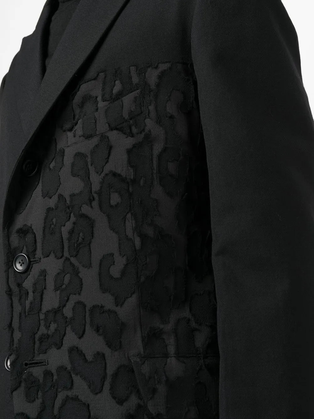 Yohji Yamamoto Black Single Breasted Blazer | Black | FARFETCH