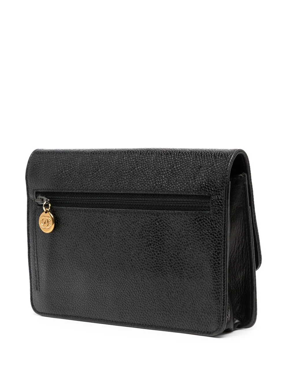 Chanel Pre-Owned 1997 CC logo-embossed chain wallet | Smart Closet