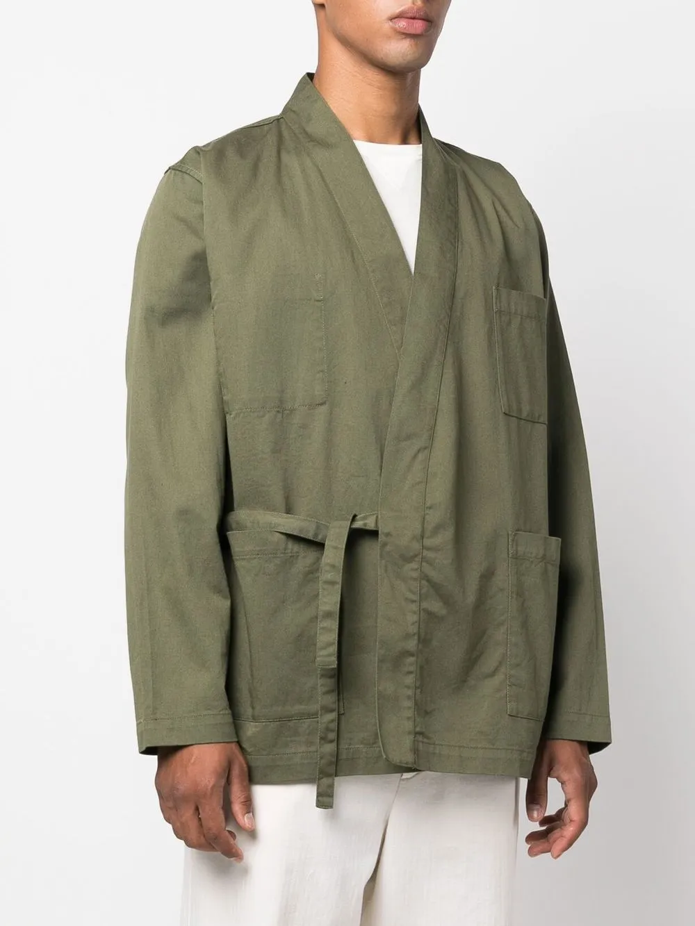 Universal Works side-tie Fastening Jacket - Farfetch