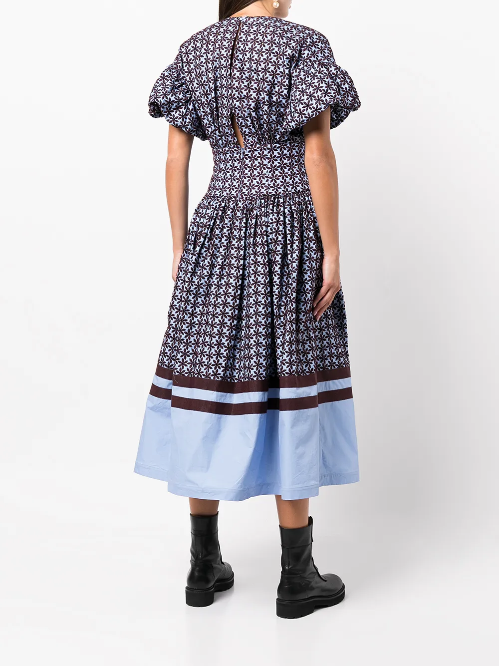 Silvia Tcherassi Allie Floral Embroidered Dress Farfetch