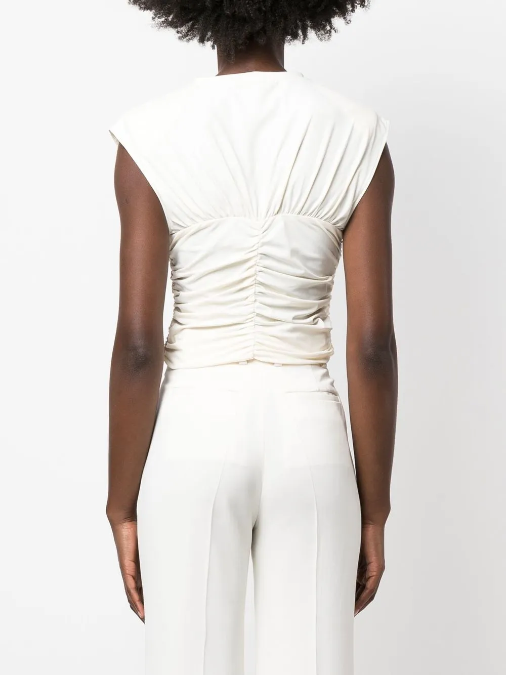 Magda Butrym twisted-front Top - Farfetch