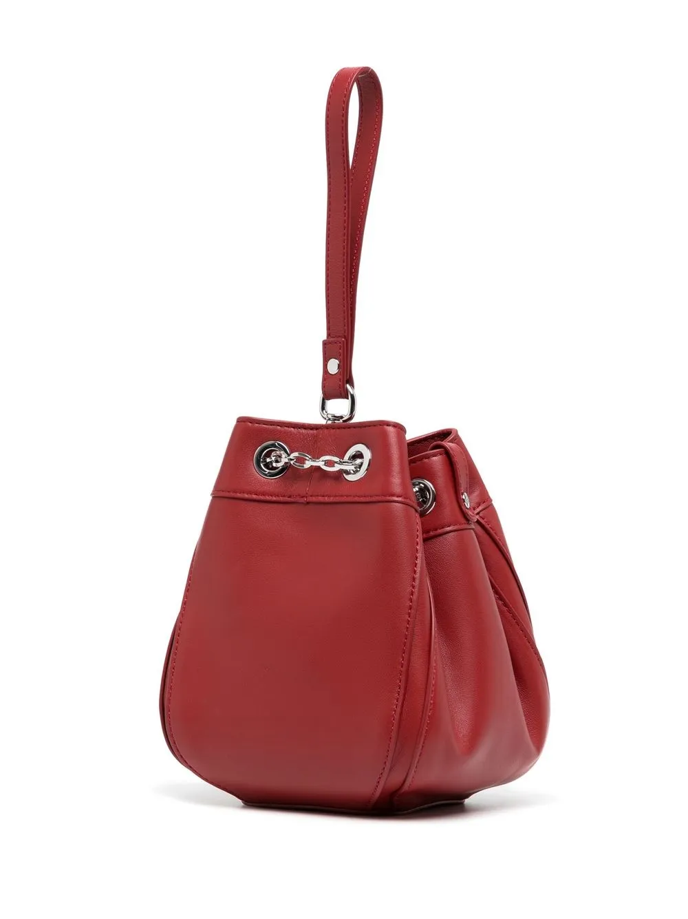 Vivienne Westwood Chrissy Vegan Leather Bucket Bag In Red | ModeSens