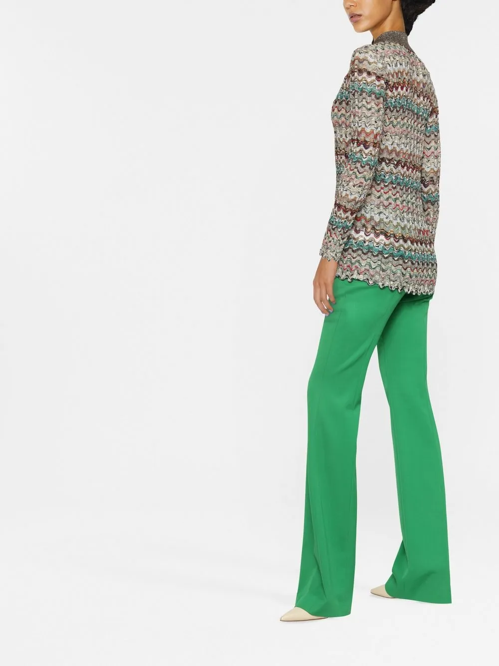 Missoni Zigzag pattern Long sleeve Cardigan Farfetch missoni-zigzag-pattern-long-sleeve-cardigan-farfetch