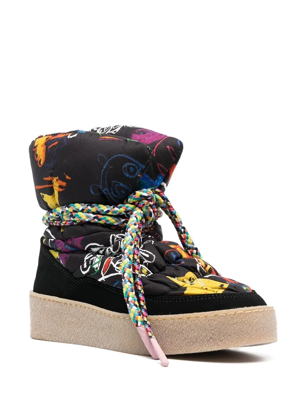 Khrisjoy Puff graphic-print Boots - Farfetch