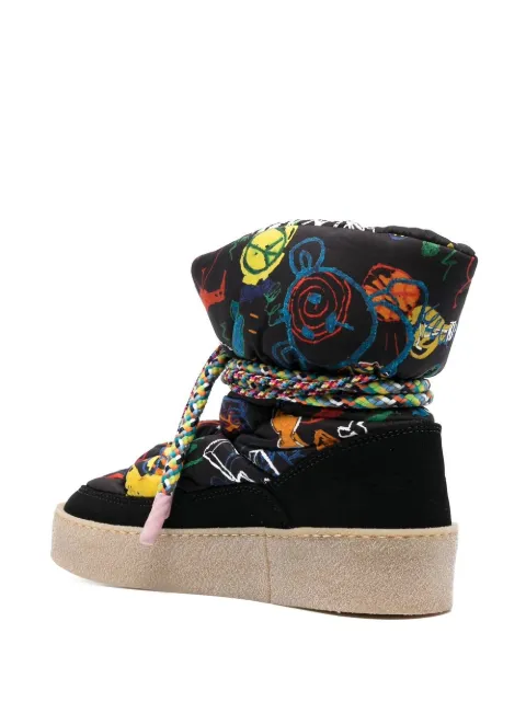 Khrisjoy Puff graphic-print Boots - Farfetch