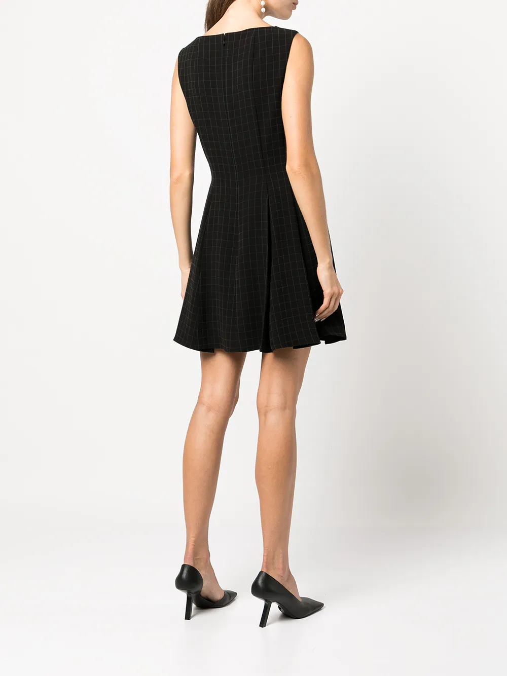 Theory check-print mini dress | Smart Closet