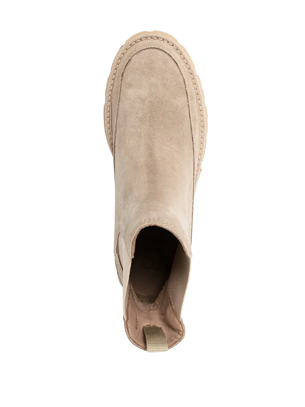 Pedro Garcia Chelsea Velour Suede Boots | Neutrals | FARFETCH