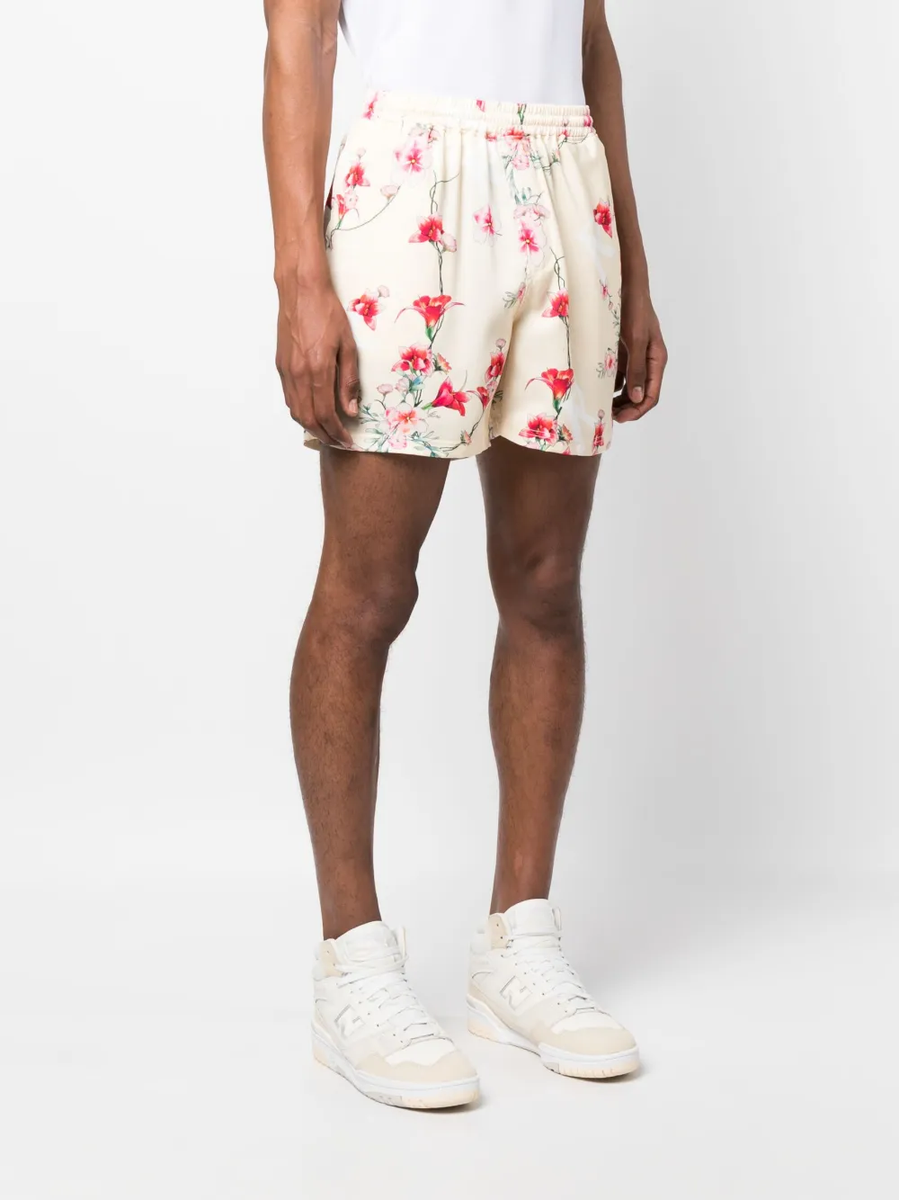 Represent floral-print Track Shorts - Farfetch