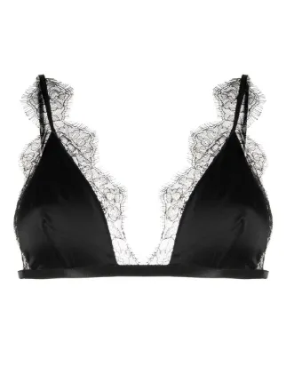 ANINE BING lace-detail Bra - Farfetch