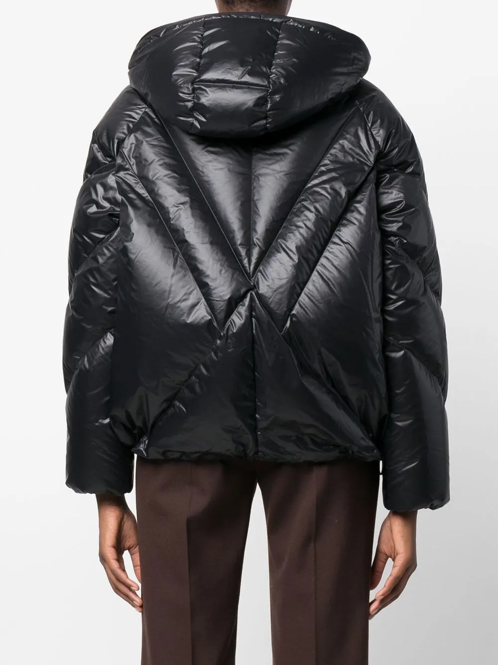 Theory Zip-up Padded Down Jacket In Black | ModeSens