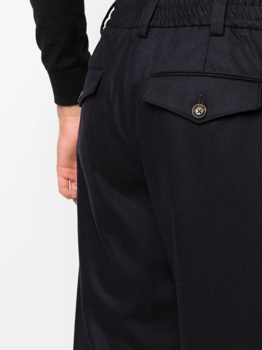 Pt Torino Mid Rise Cropped Leg Trousers Farfetch