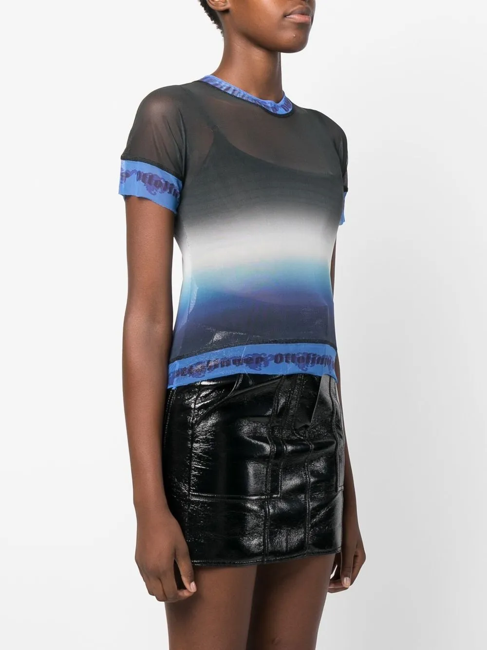 Ottolinger logo-trim Ombré T-shirt - Farfetch